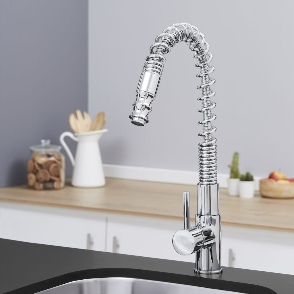 Bergamo Kitchen Tap - Chrome - Ripple Taps